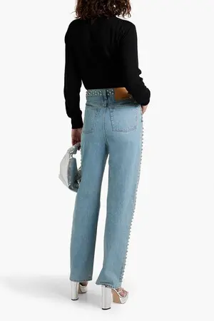 Rabanne Studded Straight-leg Jeans