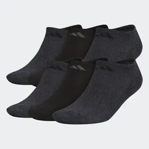 Adidas Athletic No-show Socks 6 Pairs - Black