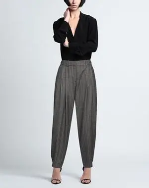 Stella McCartney Tapered Checked Tweed Pants