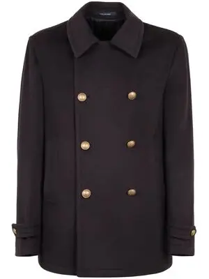 Tagliatore Pea Coat Coats For Men