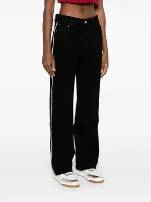 Amiri Crystal Stripe Jeans