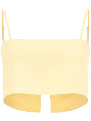 AZLEE Walton Crop Top - Yellow