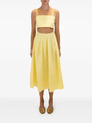 AZLEE Walton Crop Top - Yellow