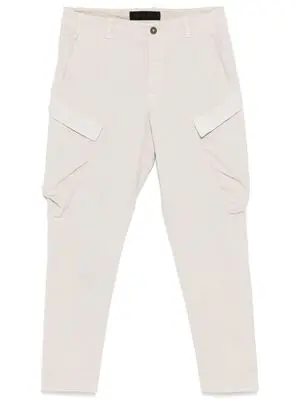 Transit Flap-pocket Tapered Trousers - White