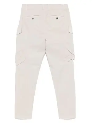 Transit Flap-pocket Tapered Trousers - White