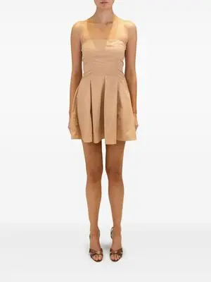 AZLEE Sable Mini Dress - Neutrals
