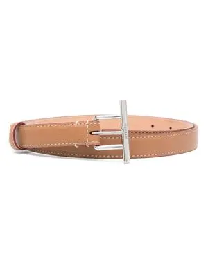 Alexander McQueen T-bar Belt - Brown