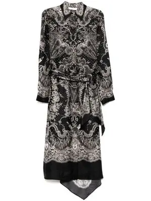 Zimmermann Crush Floral Shirt Dress