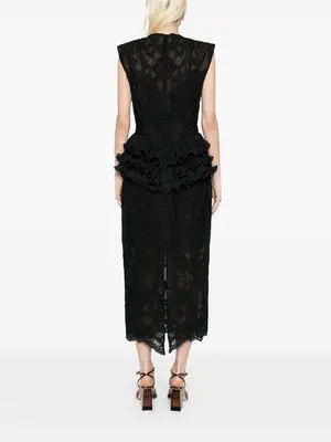 Zimmermann Crush Lace Frill Dress
