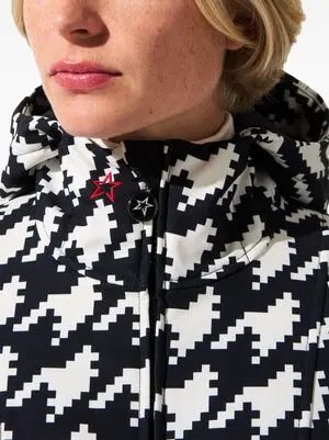 Perfect Moment Houndstooth-print Ski Suit