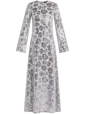 ROTATE BY BIRGER CHRISTENSEN Sequinned Chiffon Maxi Dress
