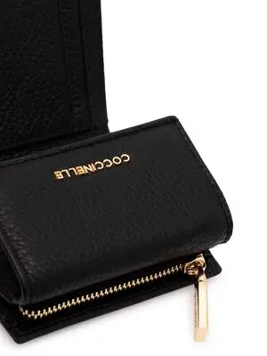COCCINELLE Metallic Soft Wallet - Black