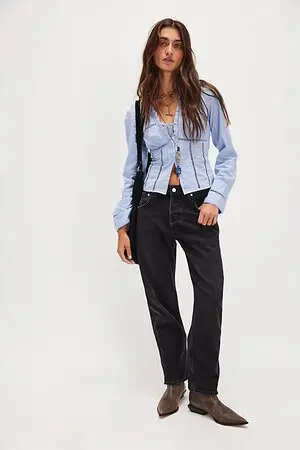 Women's Cropped Relaxed Jeans