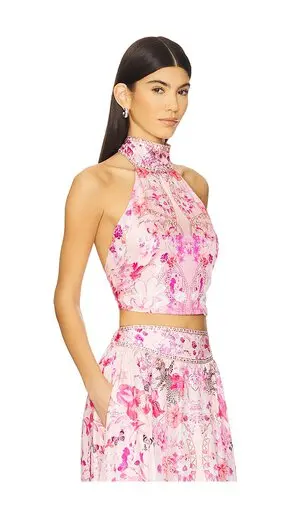 Camilla Halter Tie Back Top