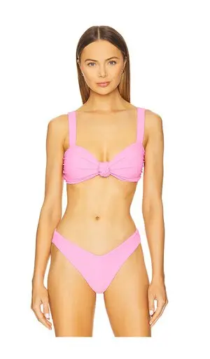 Beach Riot Sophia Bikini Top - Prism Pink