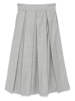 Eleventy Pleated Midi Dress