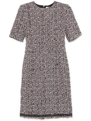 LANVIN Tweed Midi Dress