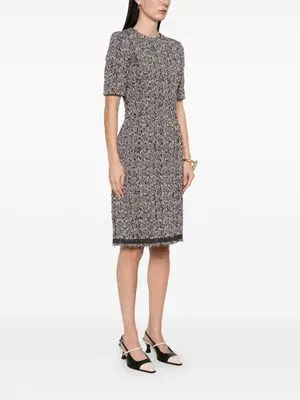 LANVIN Tweed Midi Dress
