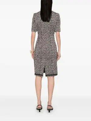 LANVIN Tweed Midi Dress