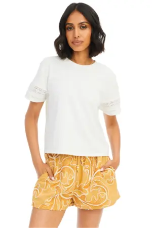 Allison Elasticated Shorts For Women