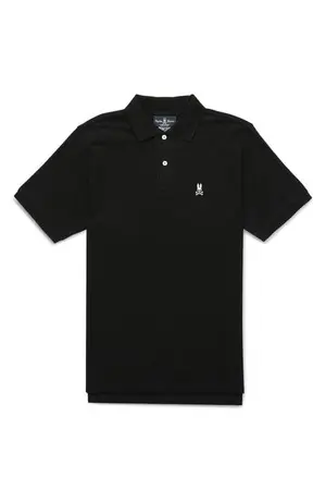 Psycho Bunny Big & Tall Classic Polo Shirt - Black