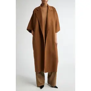 Max Mara Gitano Camel Hair Cape Coat - Tobacco