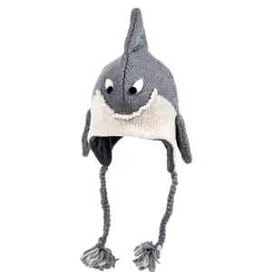 NIRVANNA DESIGNS Shark Beanie - White