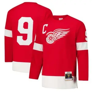 Mitchell & Ness Gordie Howe Detroit Wings 1960-61 Power Play Jersey - Red