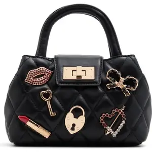 Aldo Firstkisssx Diamond Quilted Satchel
