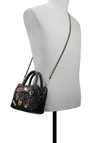 Aldo Firstkisssx Diamond Quilted Satchel