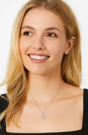 DLORIA Hollywood Sensation Crystal Heart Necklace