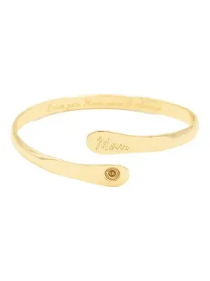 DLORIA Hollywood Sensation Engraved Mom Cuff Bracelet - Gold