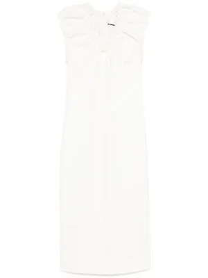 Jil Sander Gathered Dresses