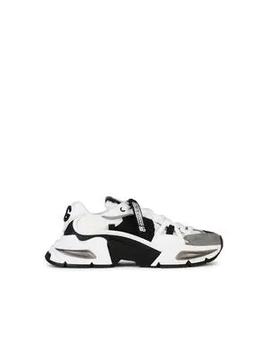 Dolce & Gabbana Airmaster Leather Blend Sneakers