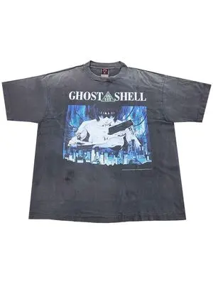 SAINT MICHAEL X Ghost In The Shell Short Sleeve T-shirt - Black