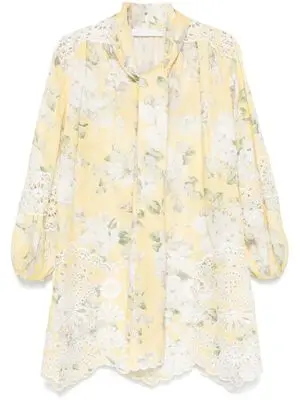 Zimmermann Acacia Linen Mini Dress