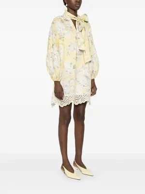 Zimmermann Acacia Linen Mini Dress