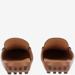 TOD'S Leather Gommino Sabot