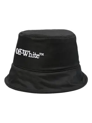 Off-White Bookish Bucket Hat - Black/white