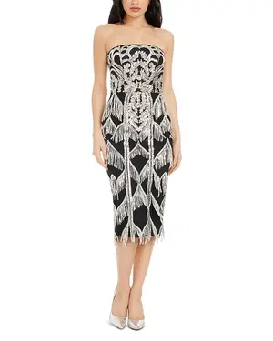 Dress The Population Trimmed Cocktail Dresses