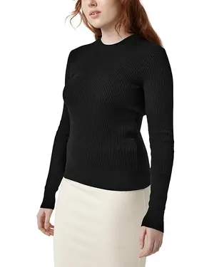 Canada Goose Georgian Slim Crewneck Wool Sweatshirt - Black