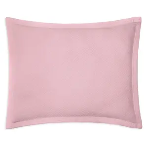 SFERRA Rombo Diamond Pique Matelasse Sham, King - Carnation