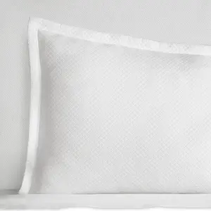 SFERRA Rombo Cotton Diamond Matelasse, Standard Sham - White