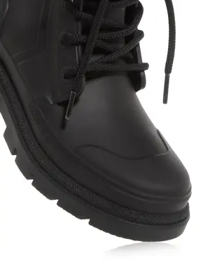 Hunter Diana Lace-up Boots - Black