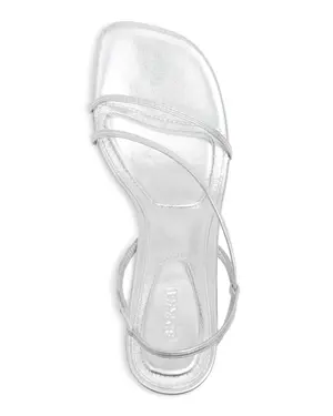 Simkhai Shadow Strappy Sandals - Silver