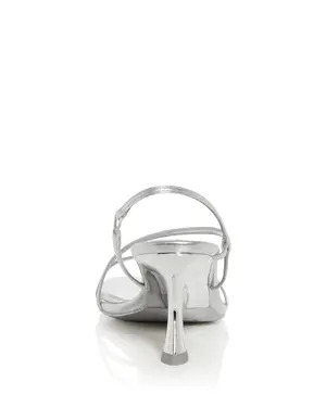 Simkhai Shadow Strappy Sandals - Silver