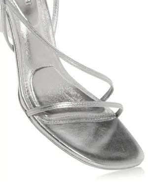 Simkhai Shadow Strappy Sandals - Silver