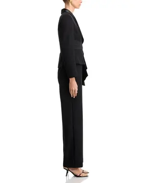 Aidan Mattox Bow Trim Jumpsuit