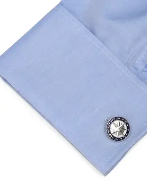 CUFFLINKS, INC. Compass - Blue