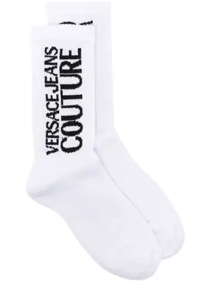 Versace Logo Socks - Black